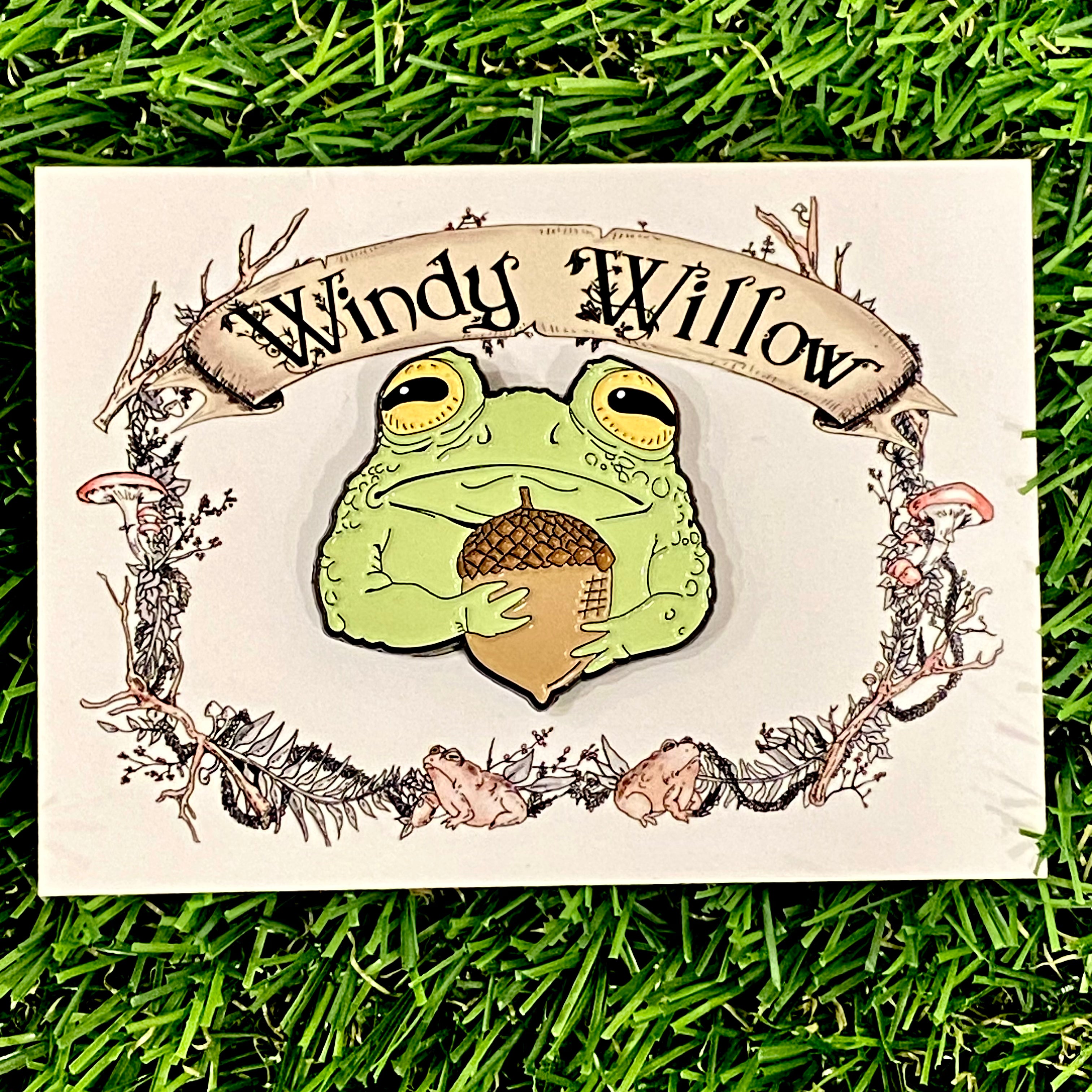 Baltus Enamel Pin · Windy Willow